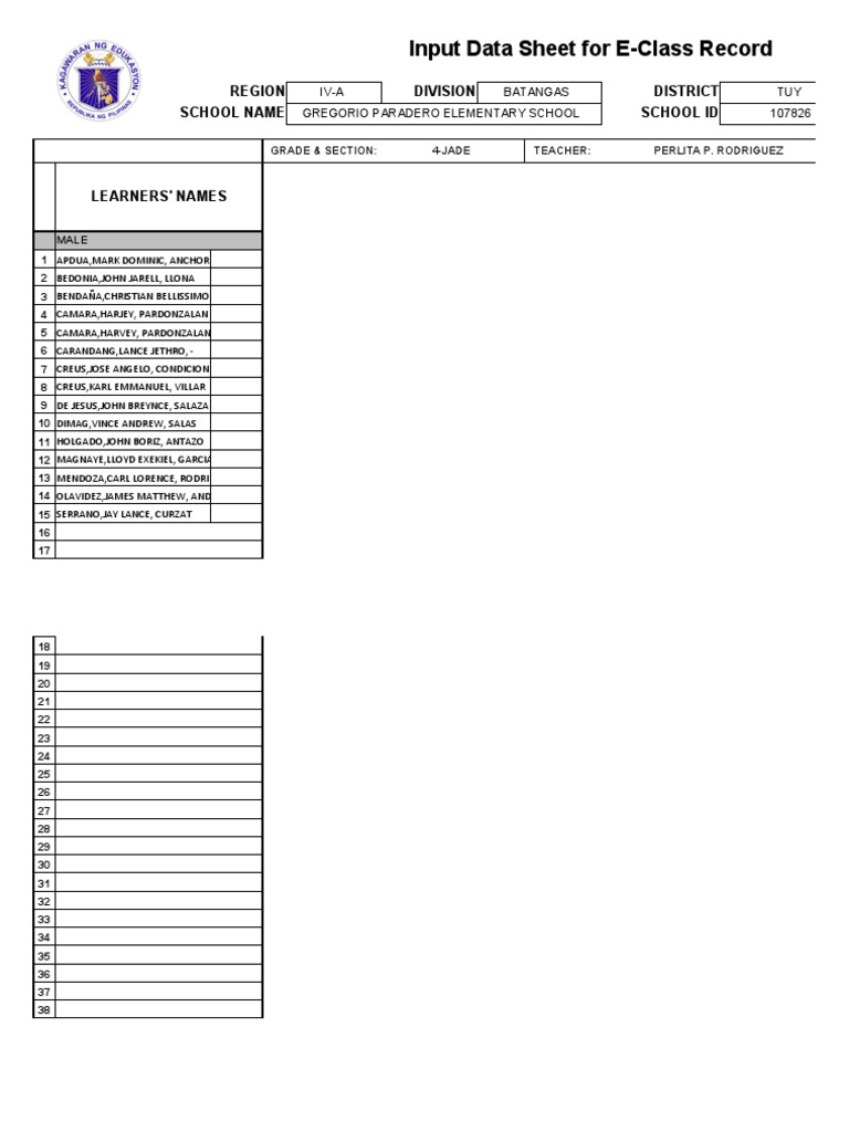 E-Class Record | PDF
