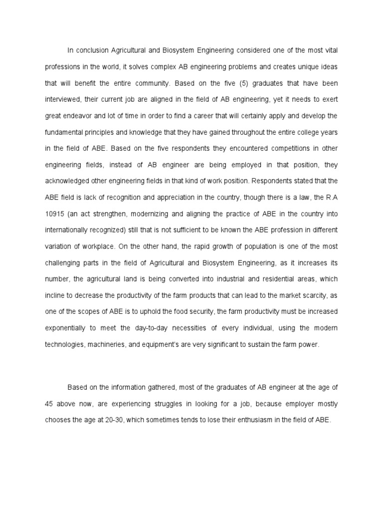 Conclusion | PDF | Engineer | Engineering