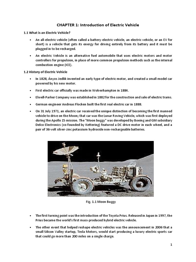 Final Training Report Electric Vehicle | PDF | Science & Mathematics ...