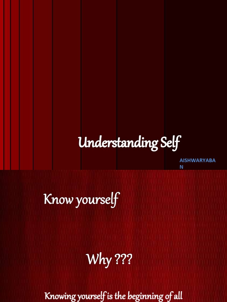 Understandingself 170321175508 | PDF | Self Concept | Self