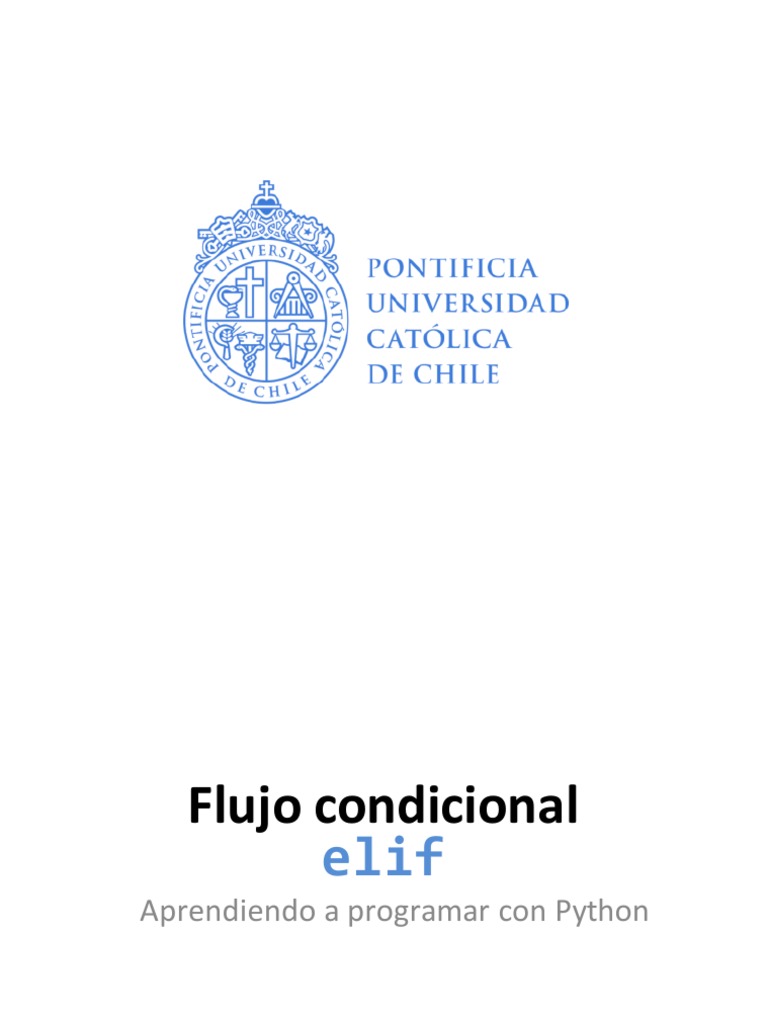 Aprende Python: Condicionales If-Elif | PDF