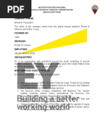 EY History | PDF | Business | Financial Services