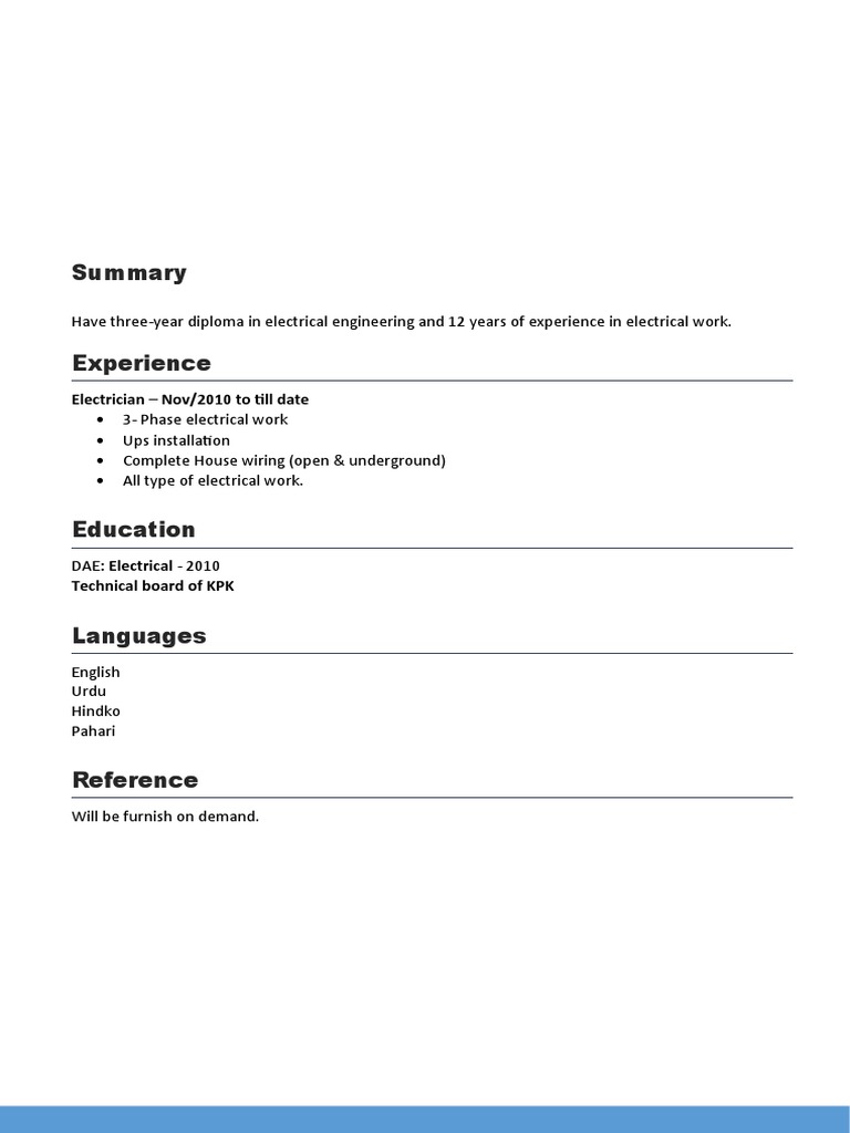 Yousaf Shah CV | PDF