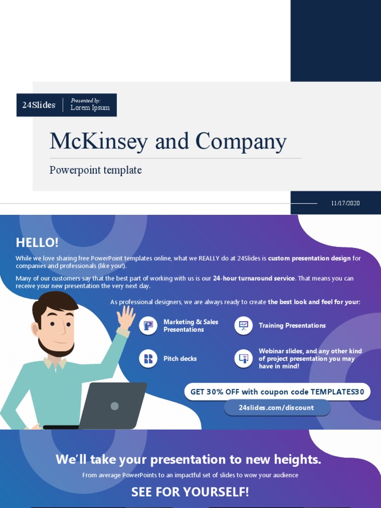 Mckinsey And Company Template Corporate Pdf Business