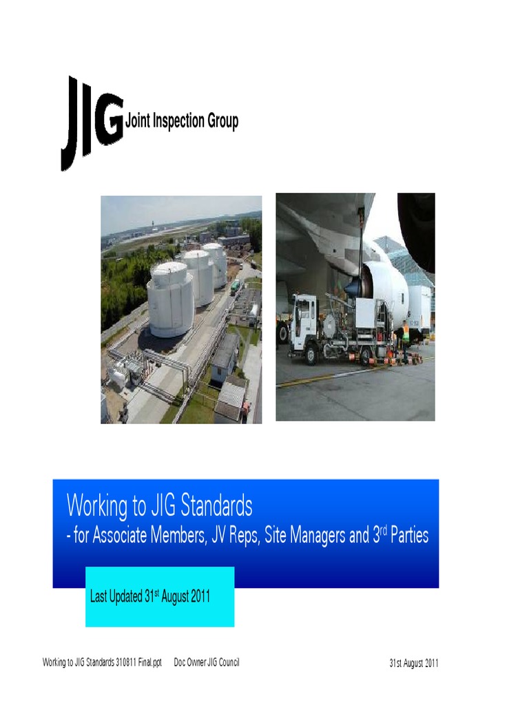 JIG Standards Overview and Compliance Guide | PDF | Government | Business