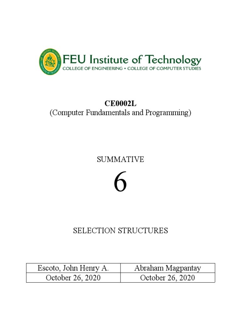 Technical Summative Assessment 6 | PDF | Computer Program | Programming