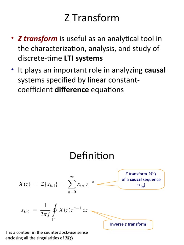Z Transform | PDF