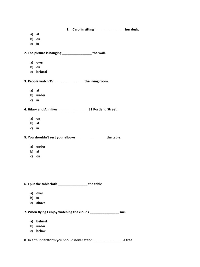 Remedial English Prelims | PDF | Verb | Adverb