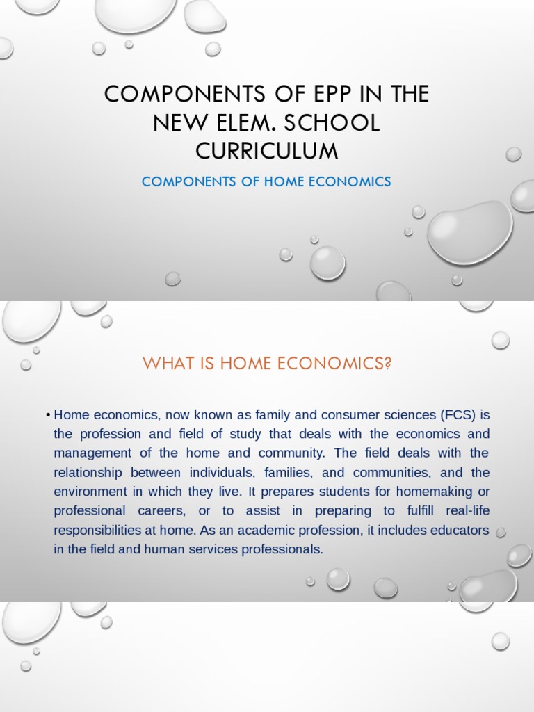 A.1f COMPONENTS-OF-EPP-IN-THE-NEW-ELEM PDF | PDF | Home Economics ...
