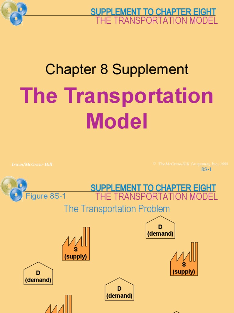 Chapter 8 Supplement: The Transportation Model | PDF | Applied ...