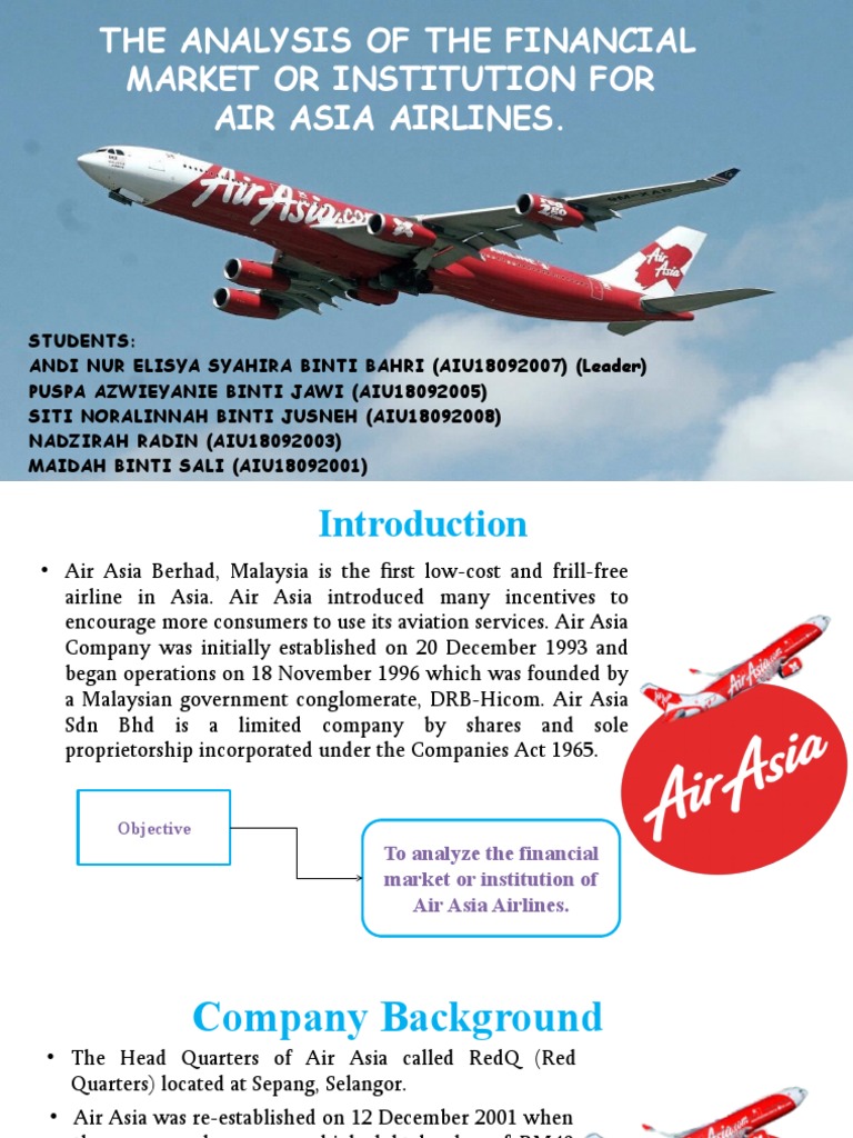 AirAsia Financial Market Analysis 2023 | PDF | Business | Economies