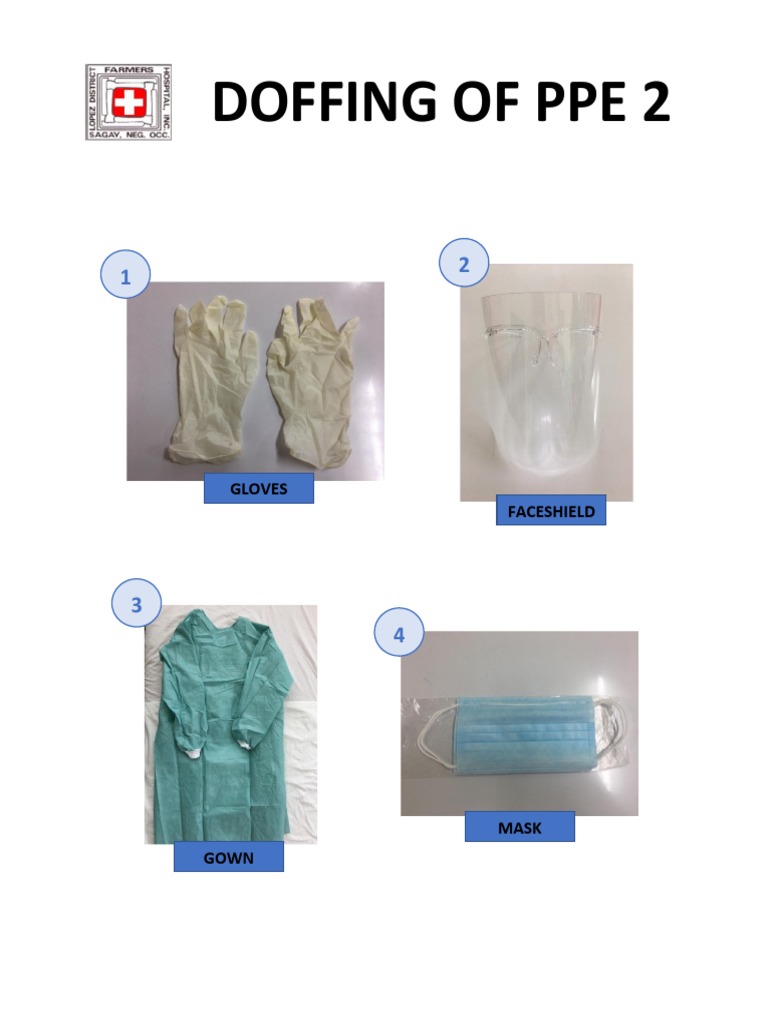 Doffing of Ppe 2: Faceshield Gloves | PDF