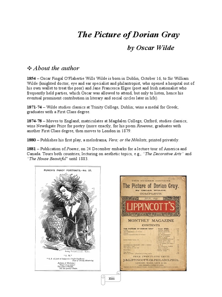 The Picture of Dorian Gray | PDF | The Picture Of Dorian Gray | Oscar Wilde