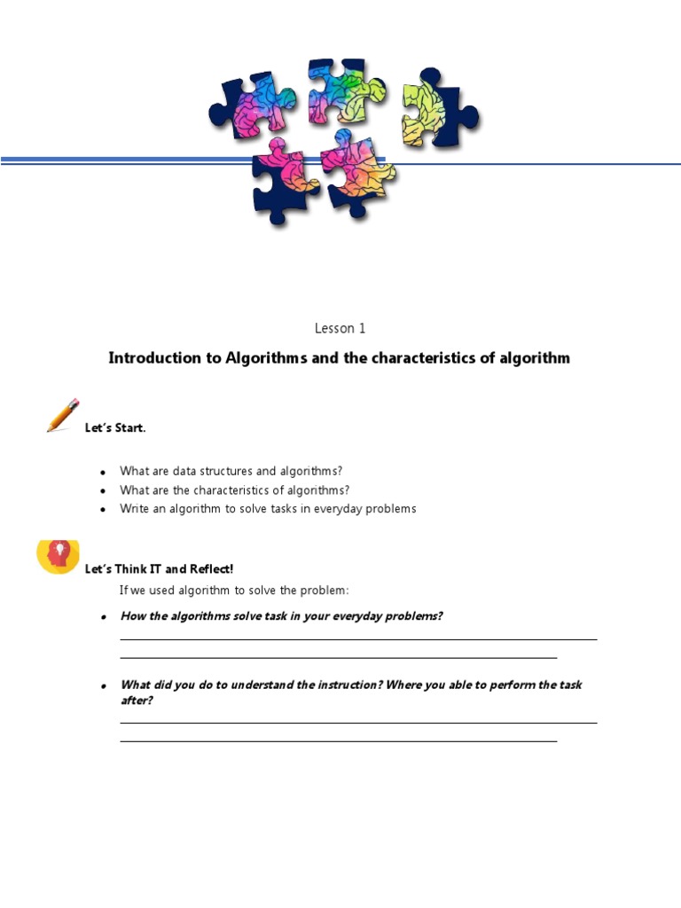 Data Structure - Lesson 1 | PDF | Algorithms | Computer Program