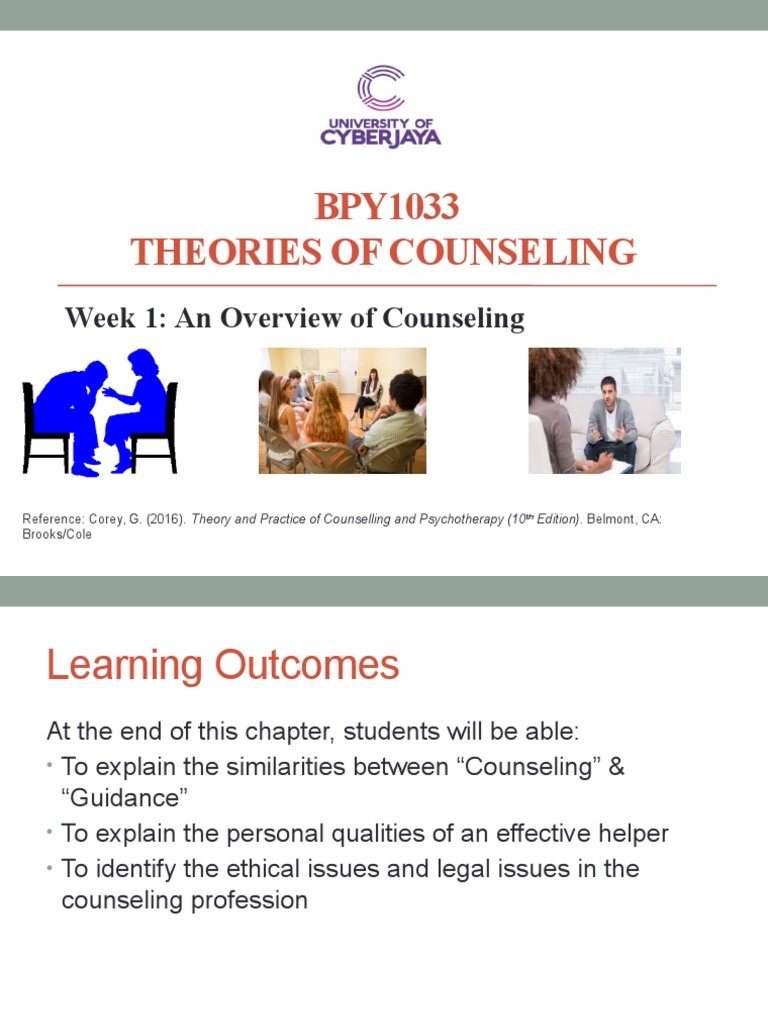 An Overview of Counseling | PDF | Psychotherapy | School Counselor