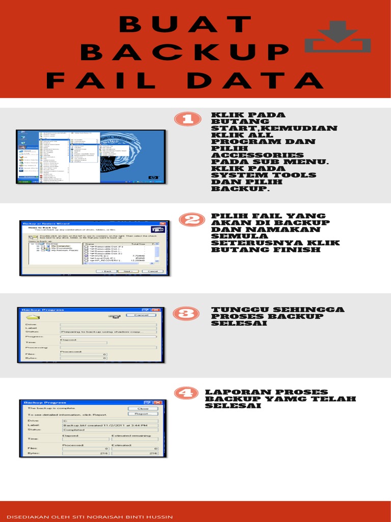 Cara Backup Fail Data PDF | PDF