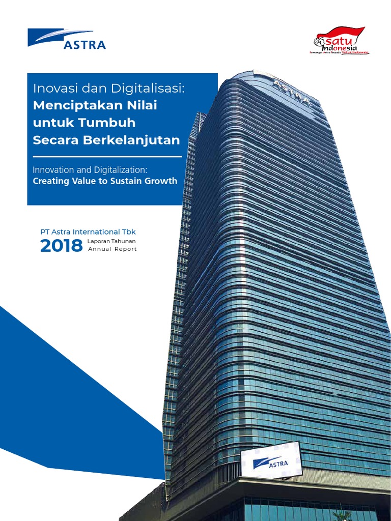 Laporan Tahunan Astra 2018: Inovasi dan Digitalisasi | PDF | Bisnis