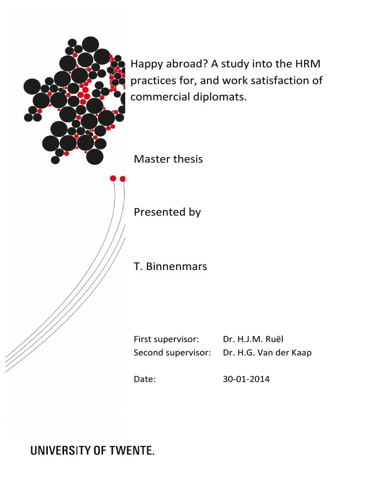 Master Thesis T. Binnenmars PDF | PDF | Qualitative Research ...