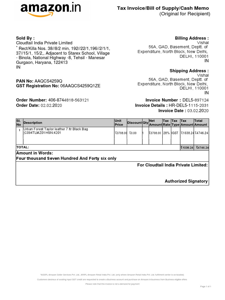 Invoice Redacted | PDF | Invoice | Taxes