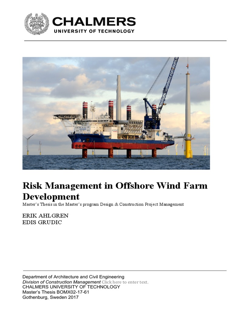 Risk Management in Offshore Wind Farm | PDF | Offshore Wind Power ...