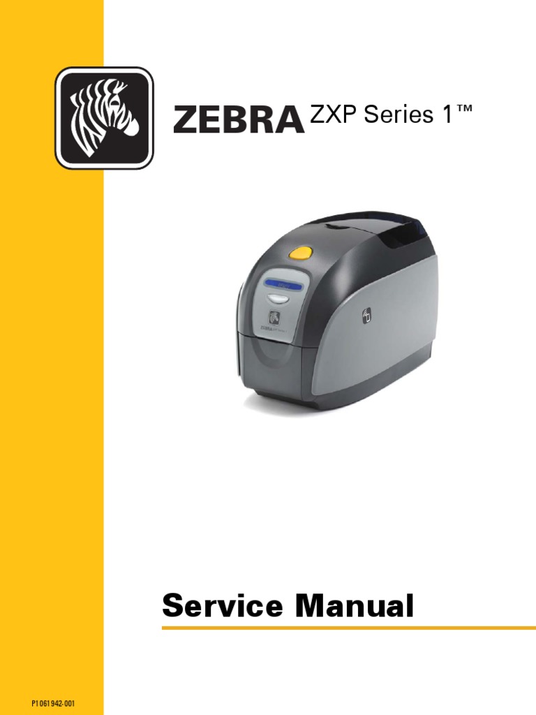 ZXP 1 Series PDF | PDF | Printer (Computing) | Ac Power Plugs And Sockets