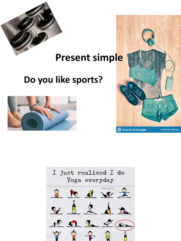 Present Simple - Sports | PDF