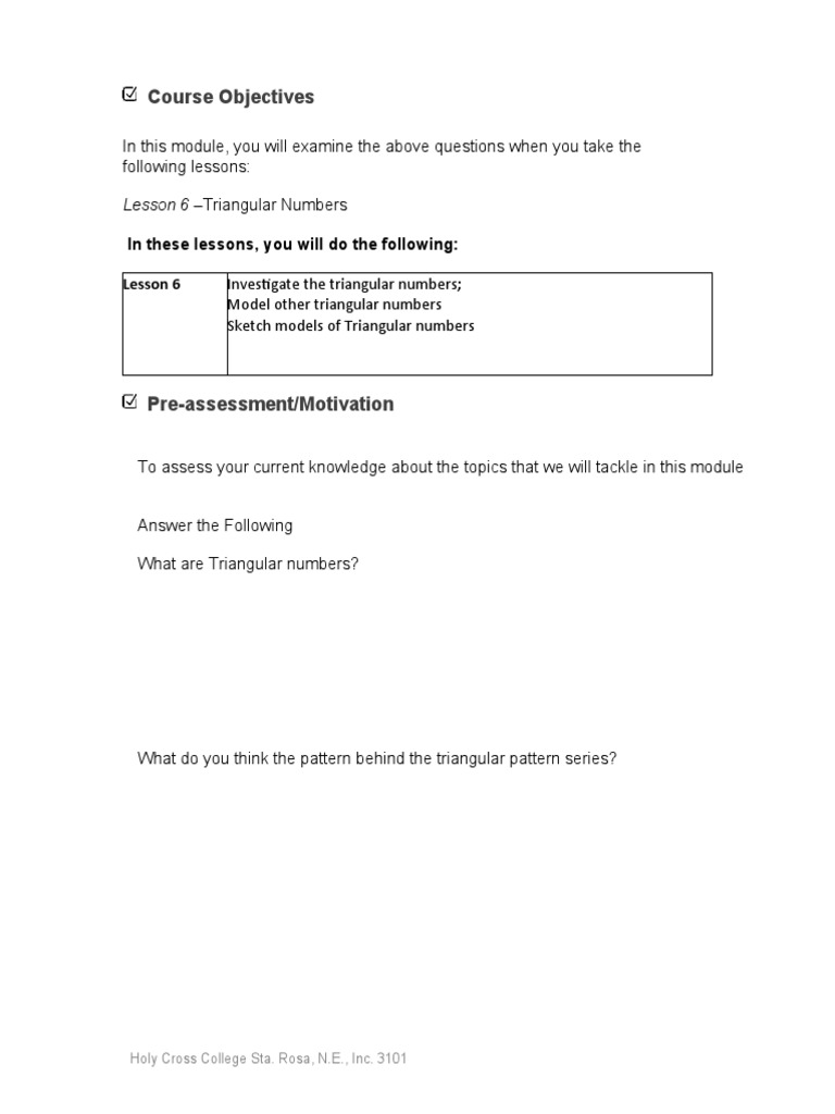 COLLEGE-MODULE - Problem Solving, Mathematical Iinvestigation and ...