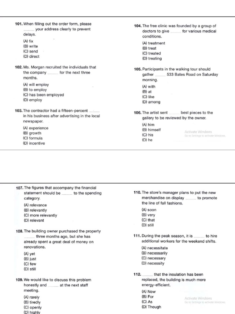 Reading Full Test 1 | PDF