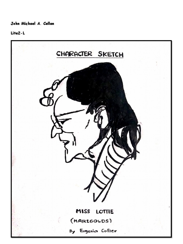 Character Sketch Pdf
