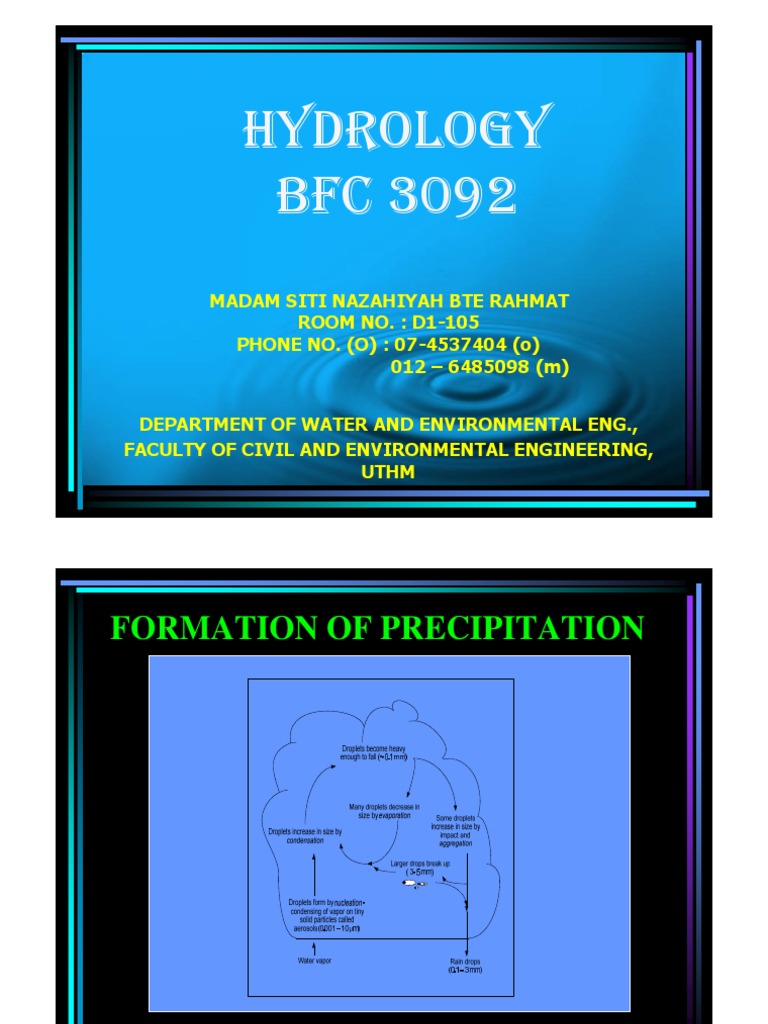 Chapter 2 Hydrology | PDF | Rain | Precipitation