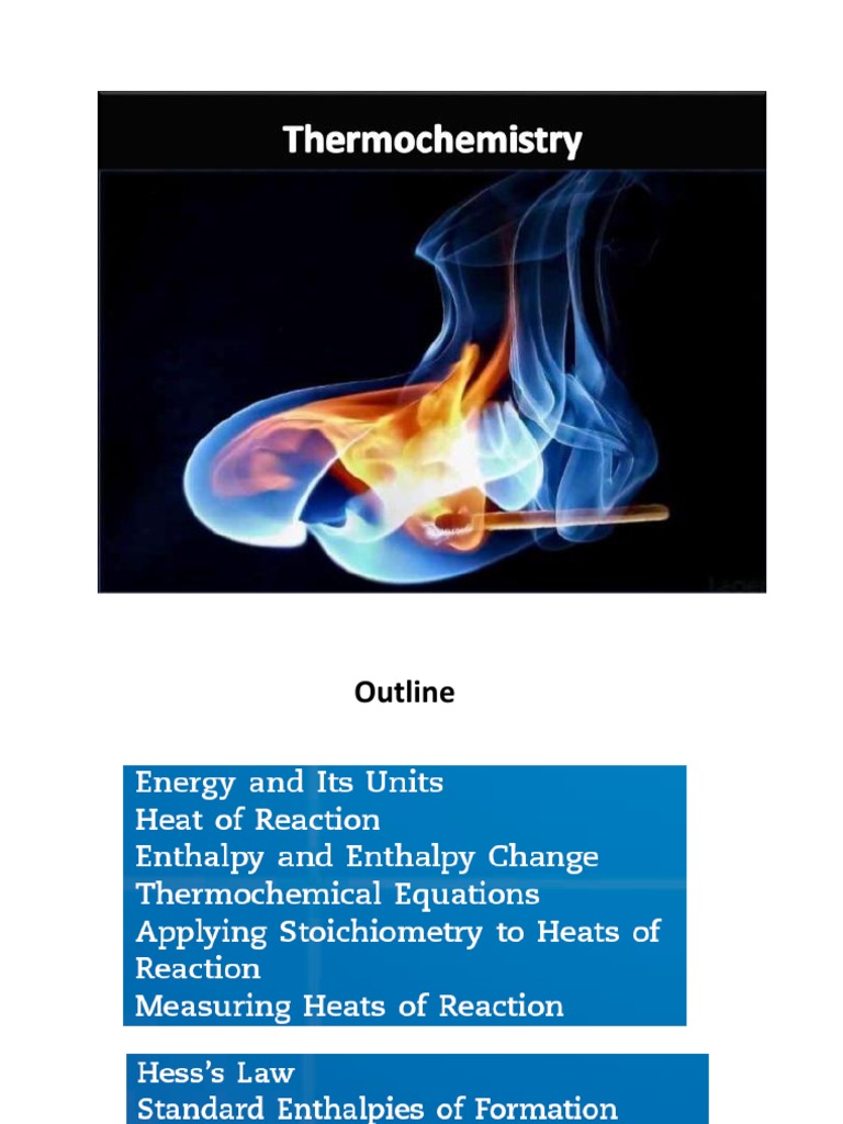 Thermochemistry | PDF | Enthalpy | Heat
