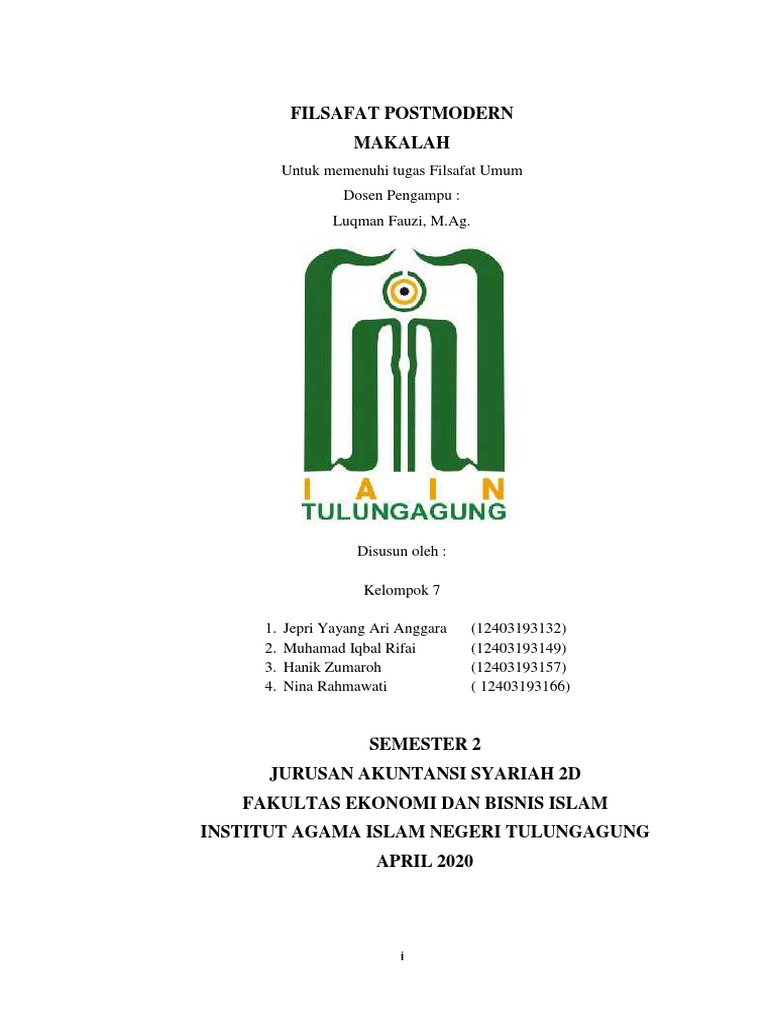 Filsafat Postmodern | PDF