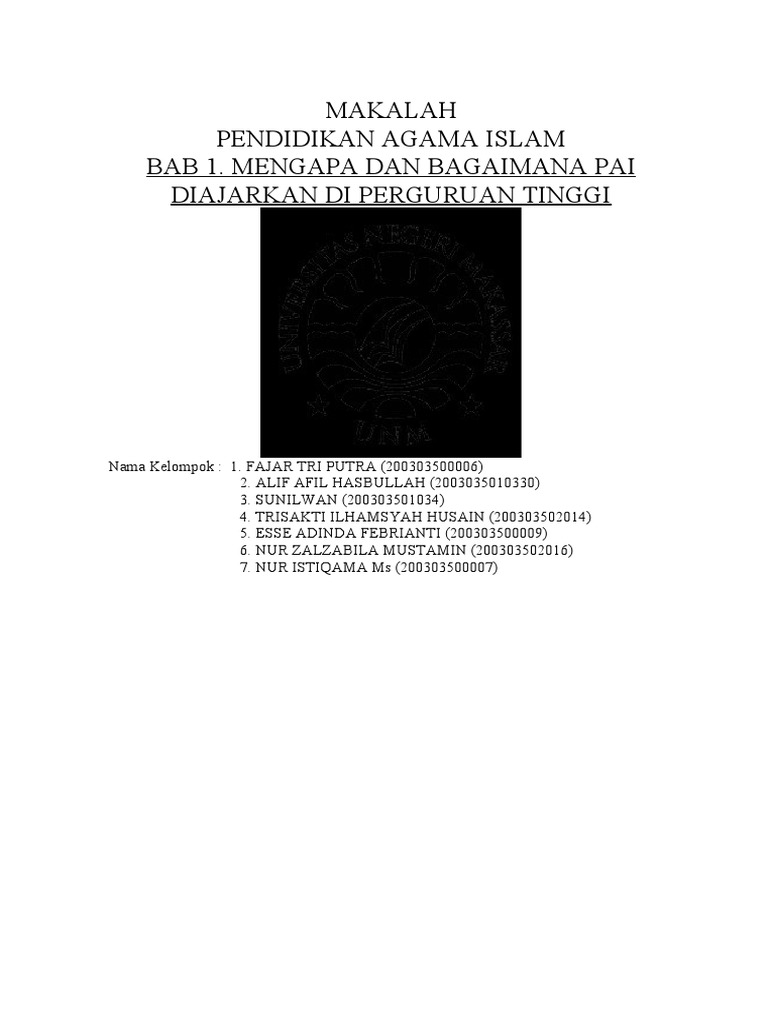 Makalah Membumikan Islam Di Indonesia | PDF