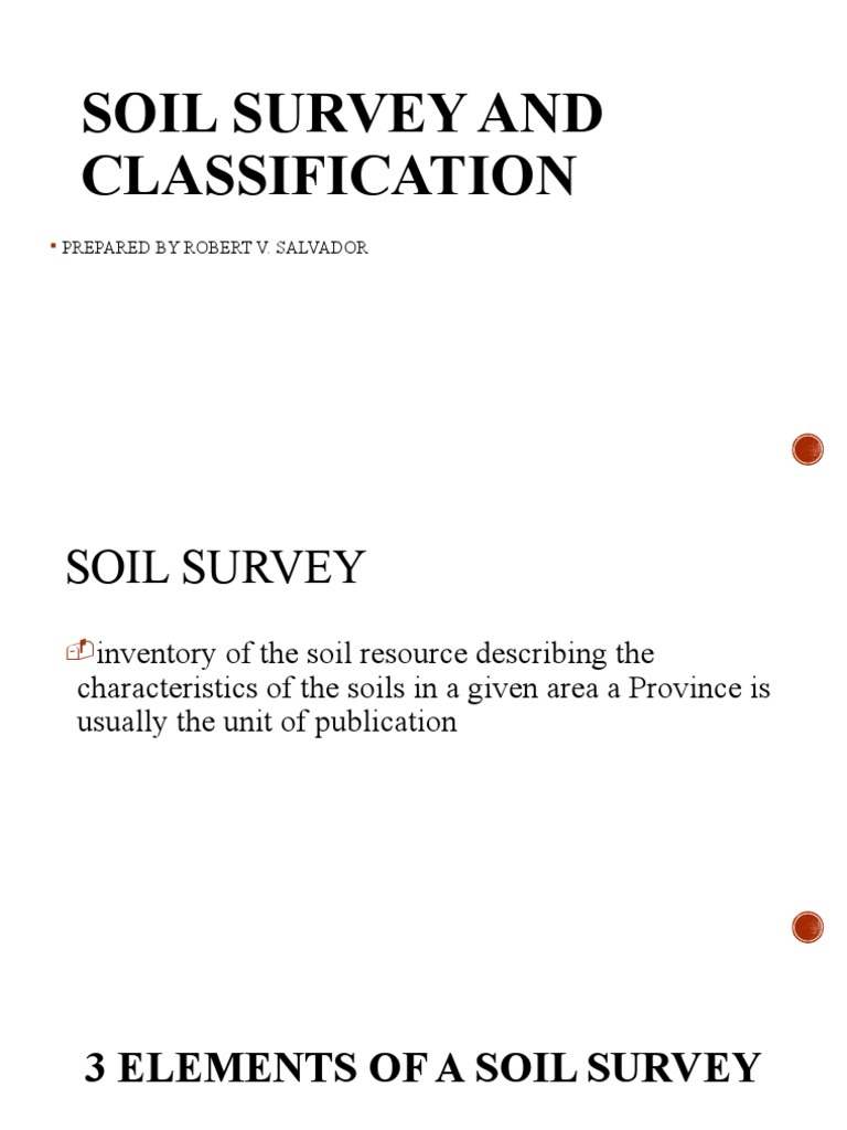 Soil Survey and Classification | PDF | Soil | Soil Science