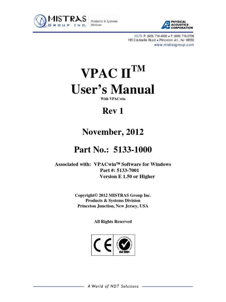 Manual-Vpac PDF | PDF