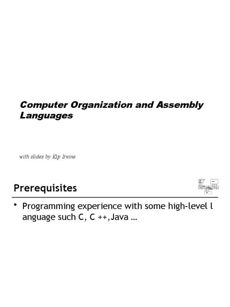 Computer Organization and Assembly Languages: With Slides by Kip Irvine ...