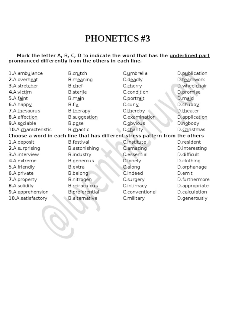 Phonetics 3 PDF | PDF