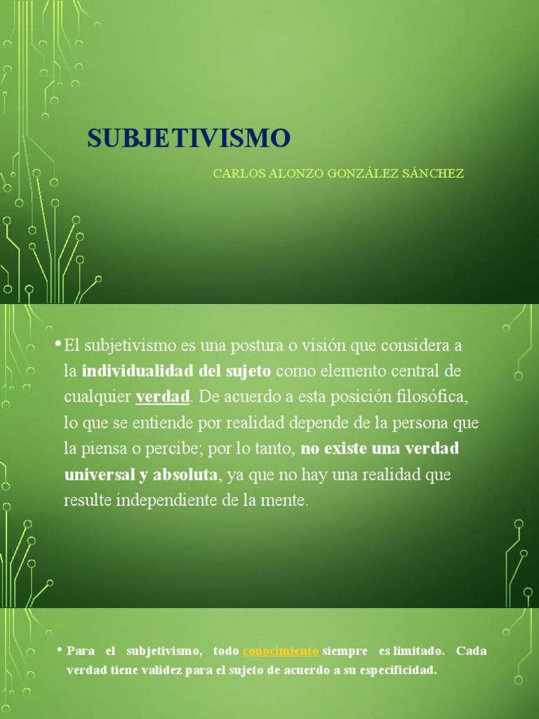 Subjetivismo | PDF