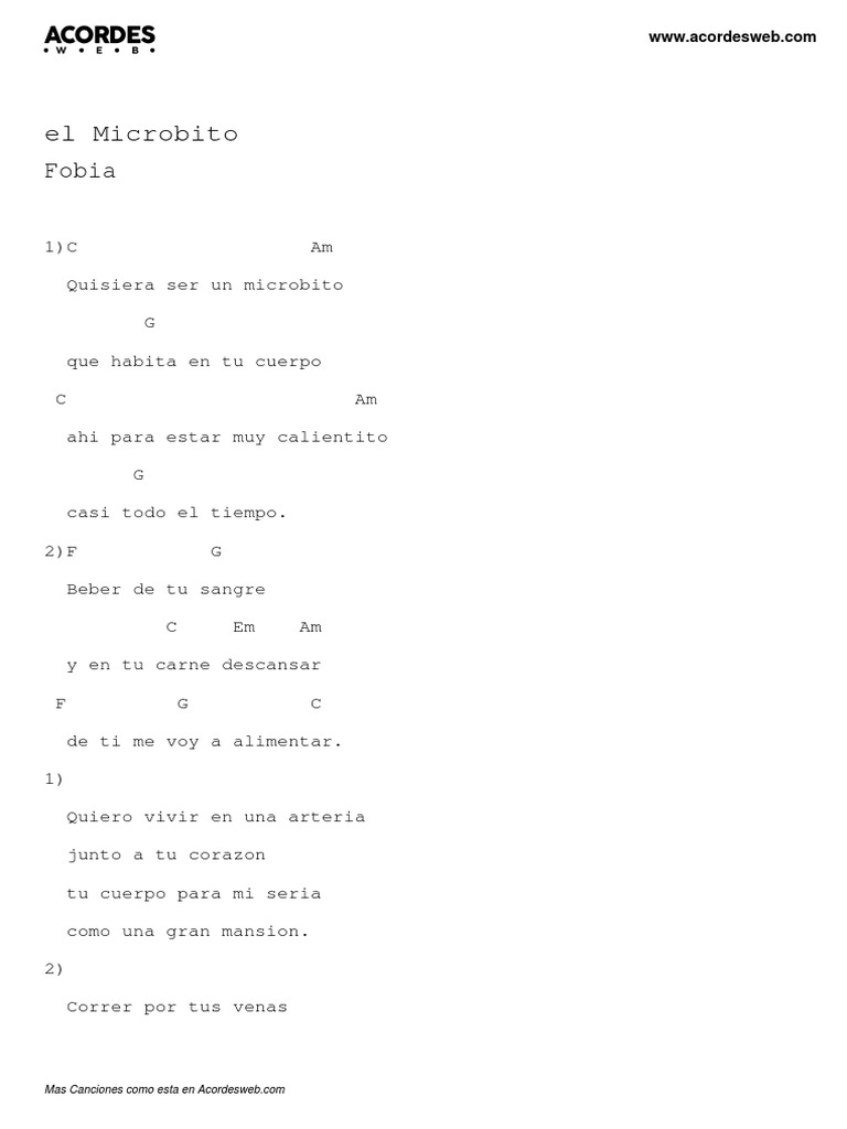 El Microbito: Fobia | PDF