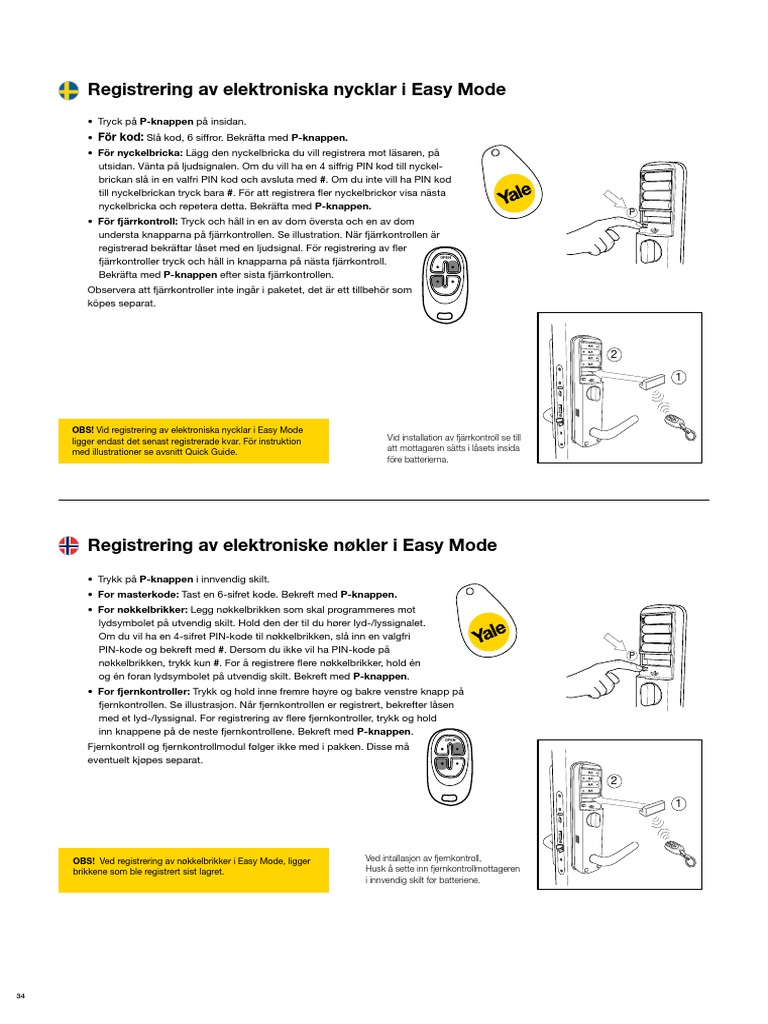 Anvandarmanual Elektroniskt Kodlas Part12 | PDF