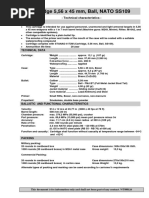 Mil - C-63989c (Ar) Cartridge 5.56mm, Ball, m855 | PDF | Cartridge ...