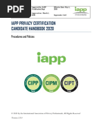 IAPP-Certification Handbook Updated | PDF | Legal Remedy | Certification