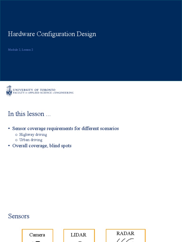 Hardware Configuration Design: Module 2, Lesson 2 | PDF | Traffic ...