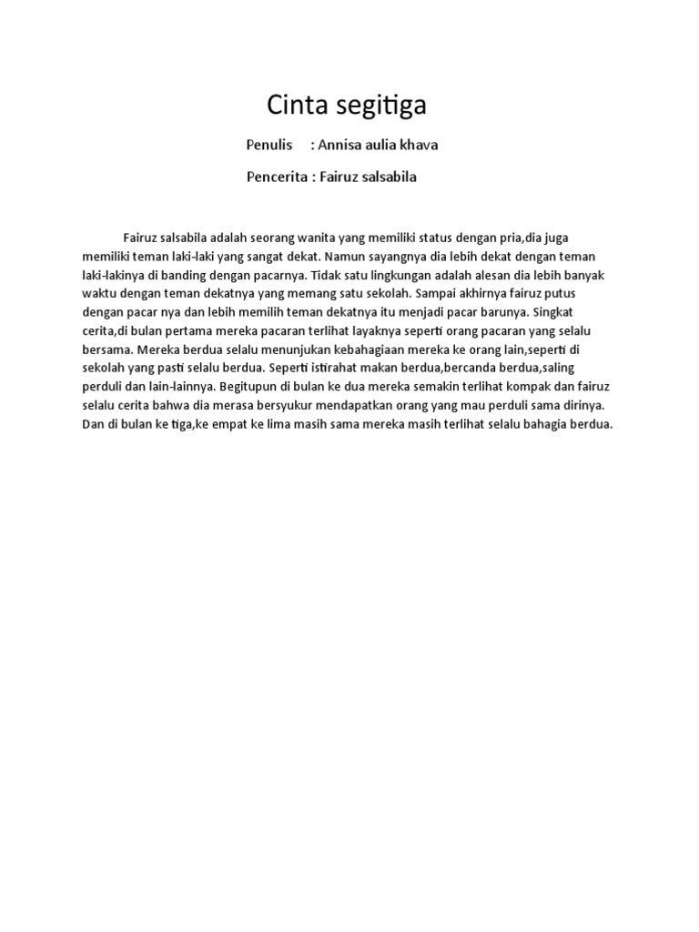 Cinta Segitiga | PDF