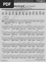 The Rain Song Guitar Tab Guide | PDF | Guitars | Irish Musical Instruments