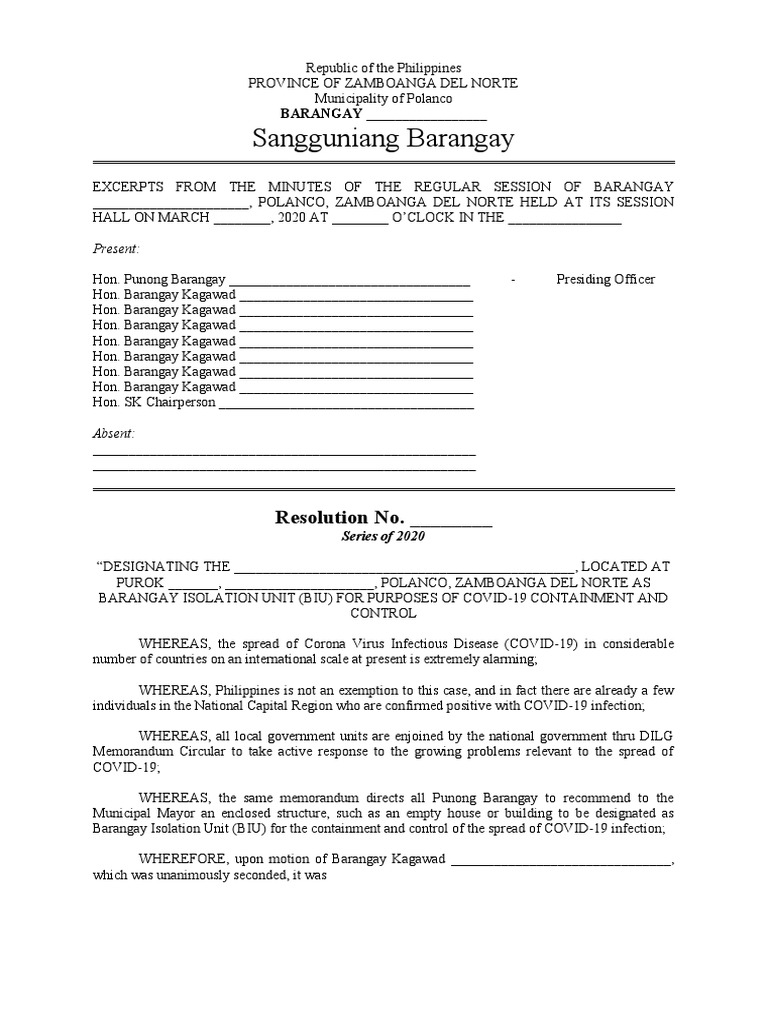 Reso On Designation of BIU | PDF | Public Health | Health Sciences