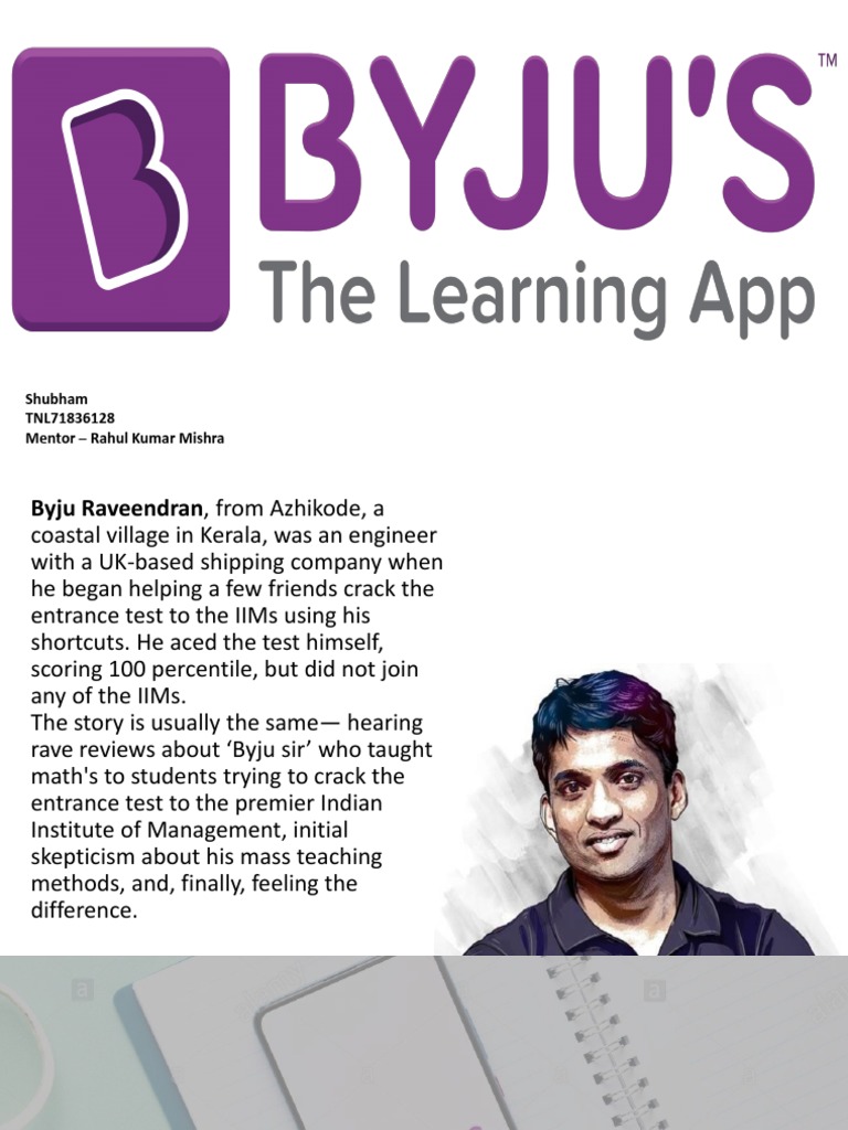 BYJU'S App Review - Learn from India's Best Teachers | PDF | Mentorship ...