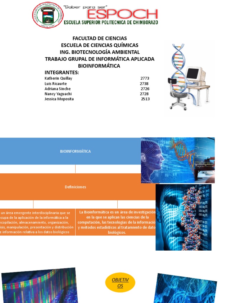 Bioinformatica - Final | PDF | Bioinformática | Bioestadística