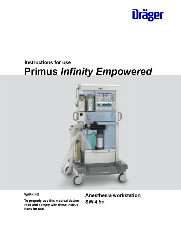 Drager Primus - Instructions | PDF
