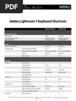Lightroom Shortcuts Classic | PDF | Control Key | Keyboard Shortcut